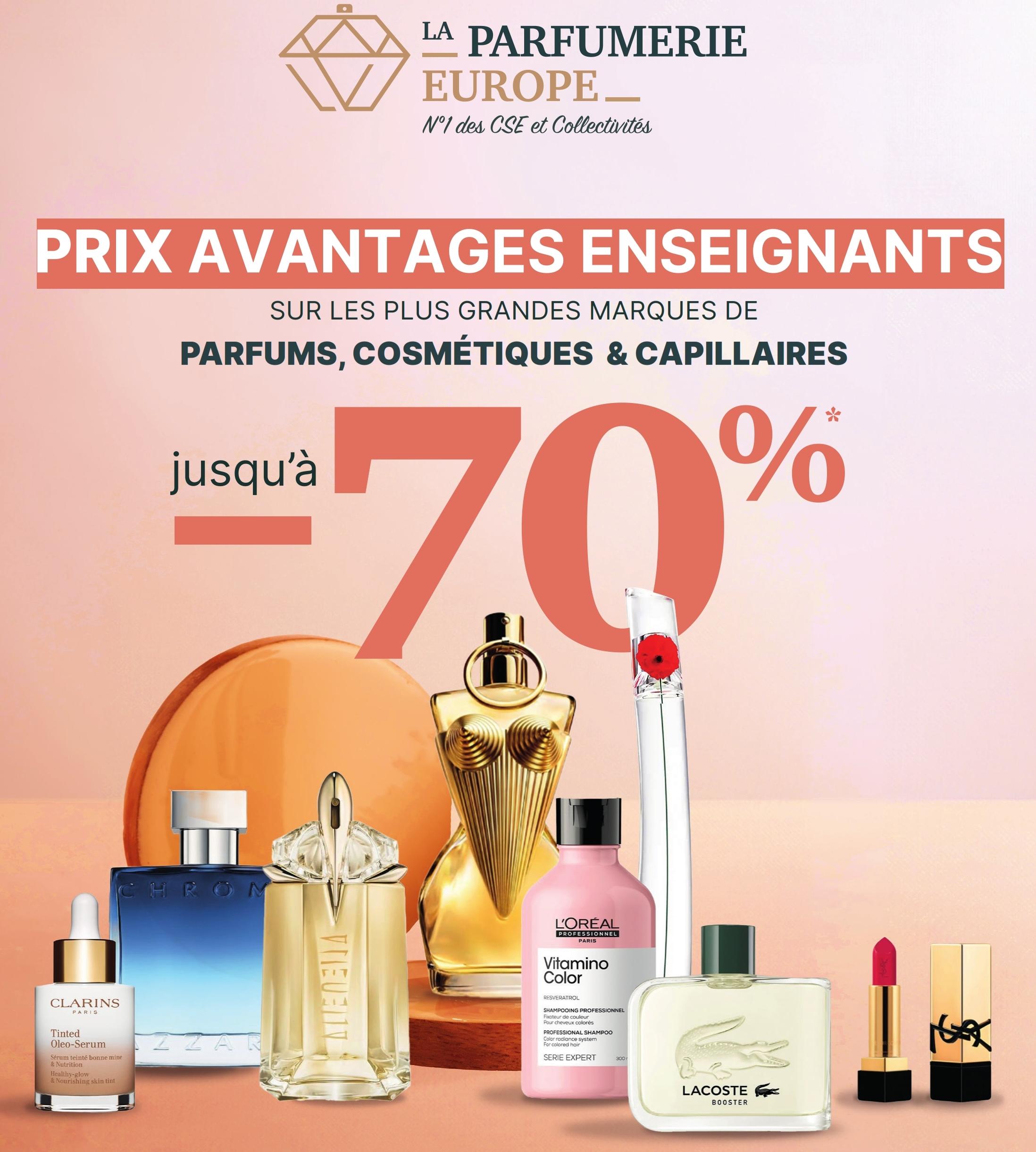 Parfumerie Europe : jusqu à 70 de réduction par Avantages ...